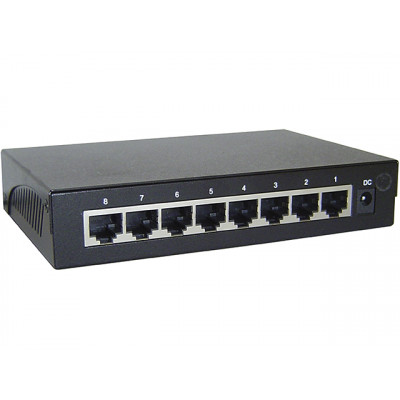 Switch 8 ports RJ45 100 Mbit - Switch et box en ambiance - Accessoire ...